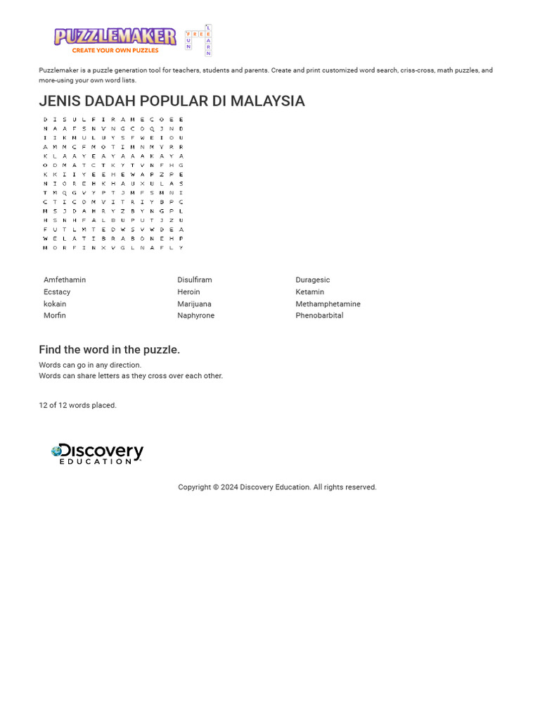 Jenis Dadah | PDF