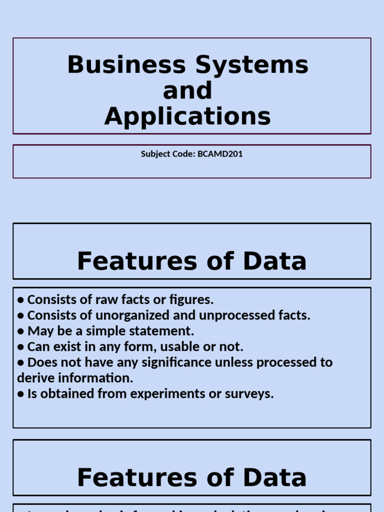 Business Systems and Applications - Intro | PDF | Knowledge | Expert