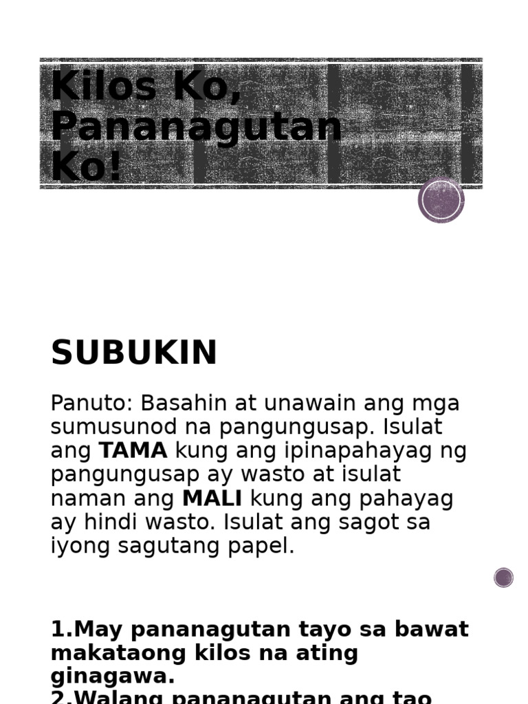 Esp 10 Week 1 | PDF