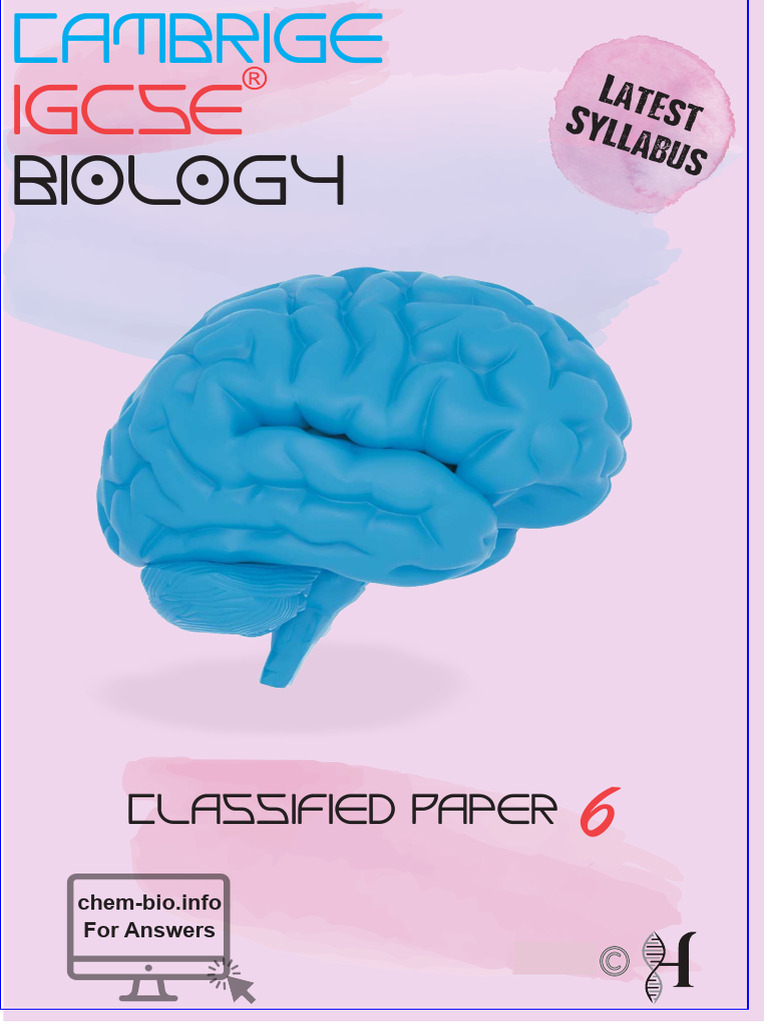 IGCSE Biology Paper 6 Solved Classified PDF | PDF | Leaf | Spider