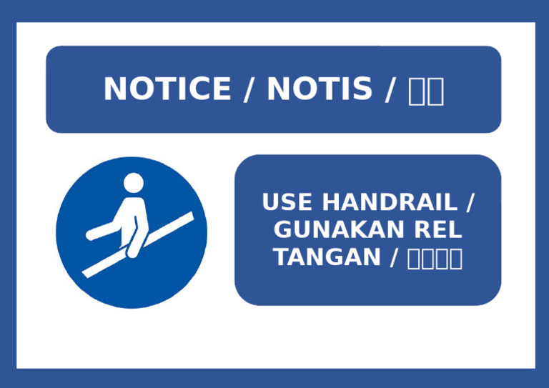 HANDRAIL SIGNAGE | PDF