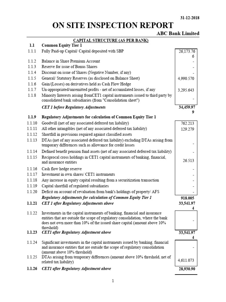 Lecture 7 Capital Calculation | PDF | Equity (Finance) | Deferred Tax