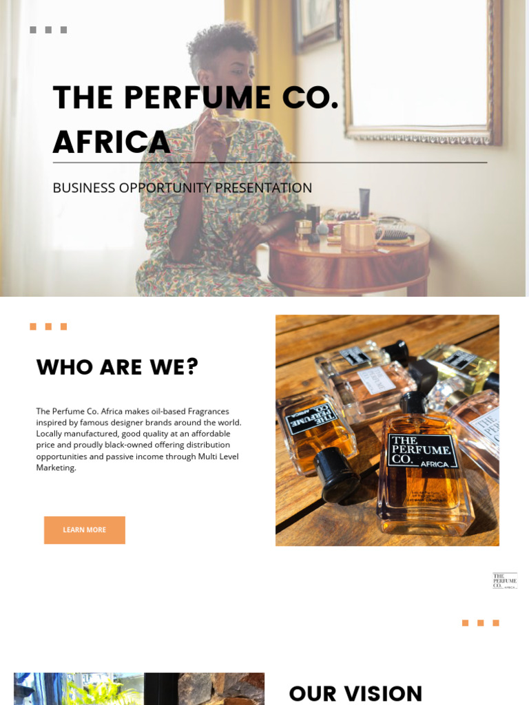 The Perfume Co. Africa Updated | PDF | Economies | Business