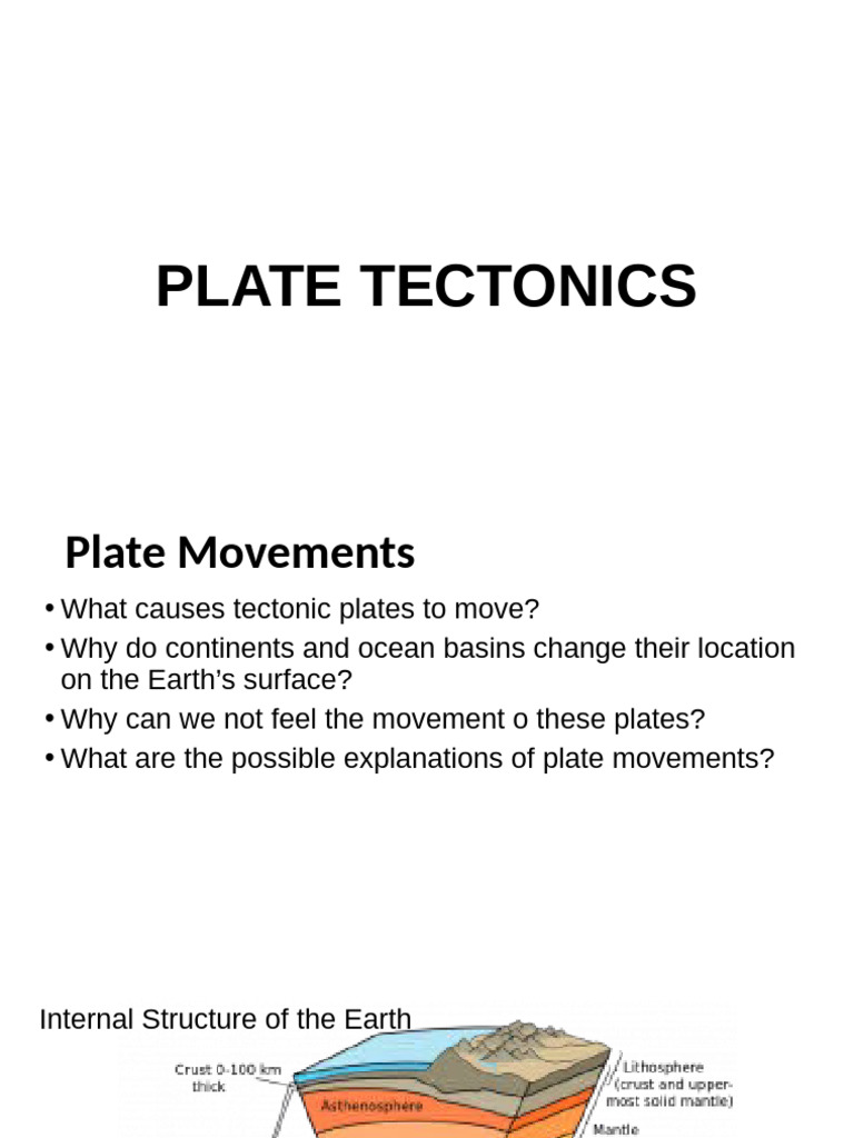 PLATE-TECTONICS | PDF | Plate Tectonics | Earth