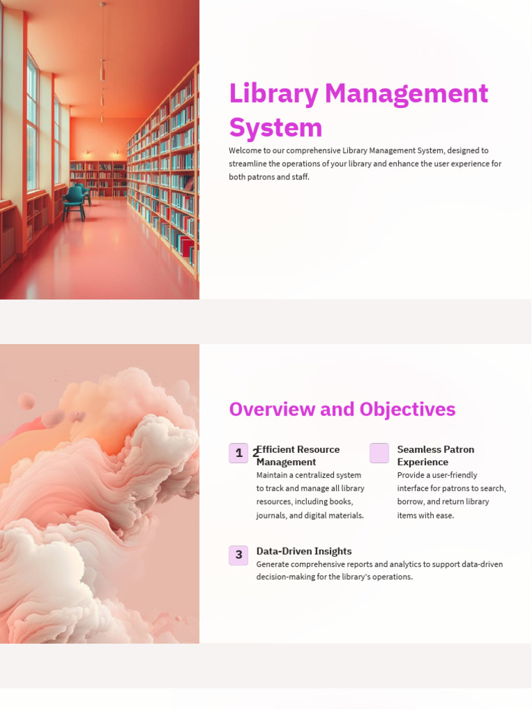 Library management system ppt | PDF | Libraries | Information ...