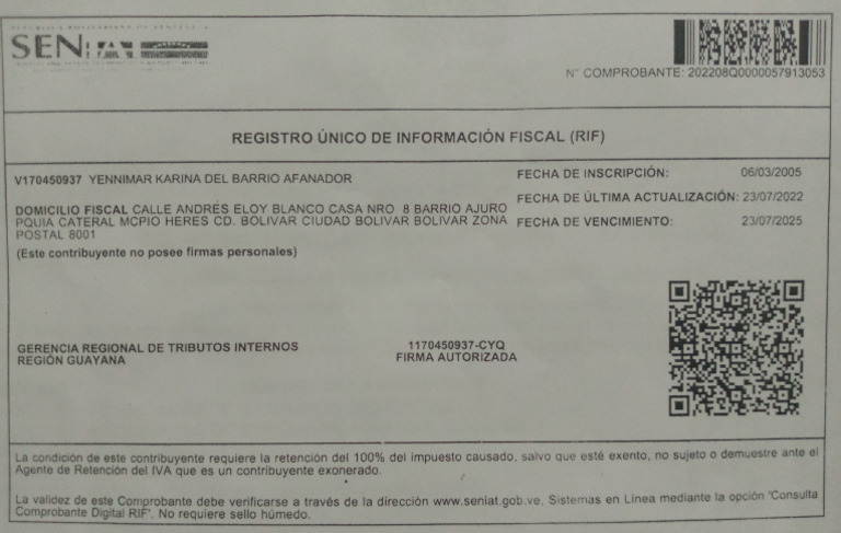 Rif Actualizado | PDF