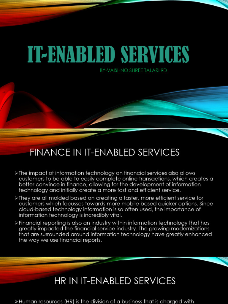 IT-Enabled Services Across Industries | PDF | Business Process ...