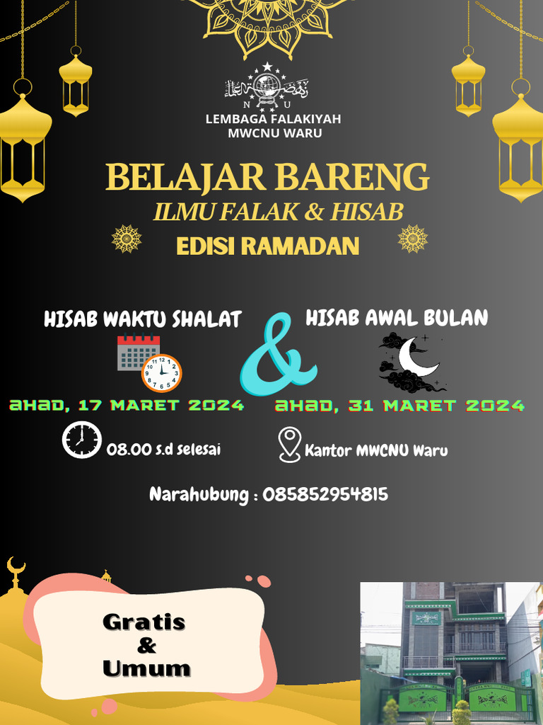 Belajar Bareng Ilmi Falak Dan Hisab | PDF