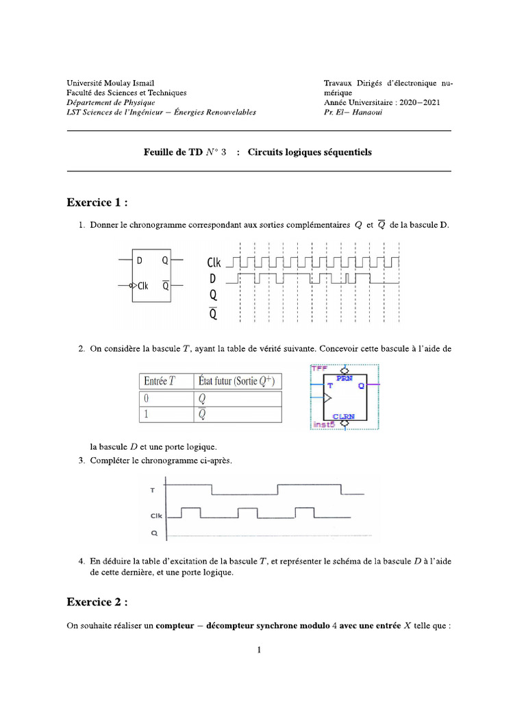 Exo2 Sequentielle | PDF