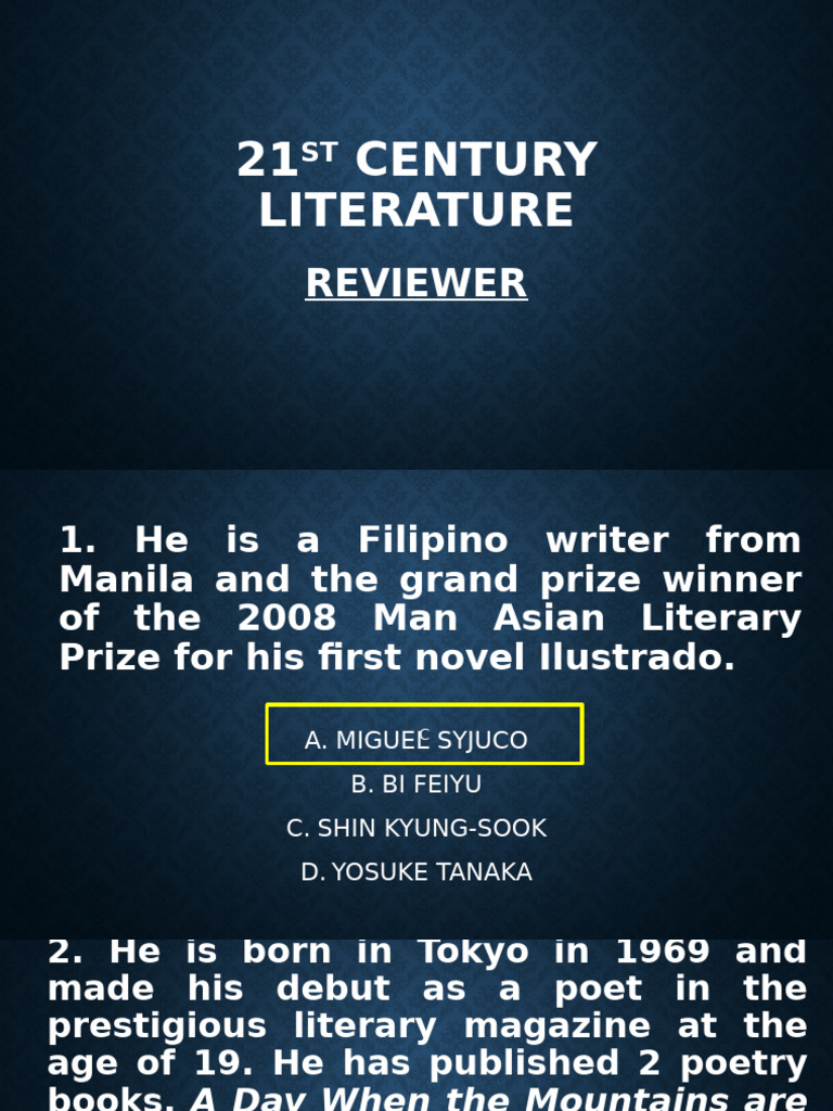 21st Century Literature Review Insights | PDF | History | Classics