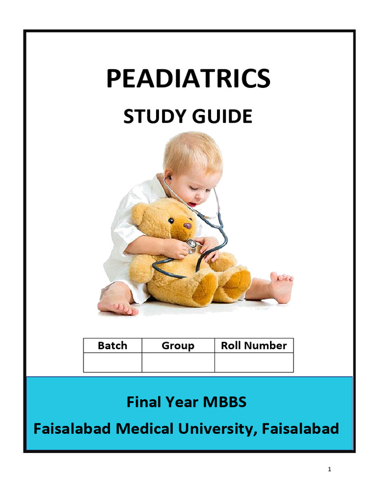 New Clerkship Book Final Year Paeds | PDF | Measles | Congenital Heart Defect