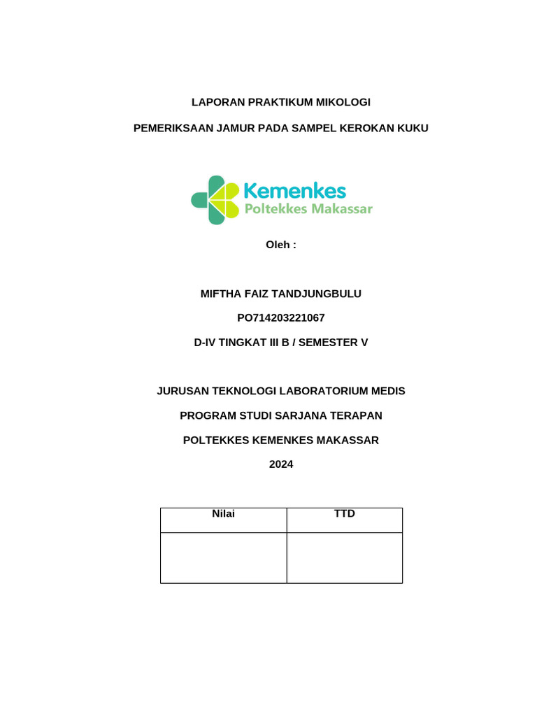 Laprak 2 Mikologi | PDF