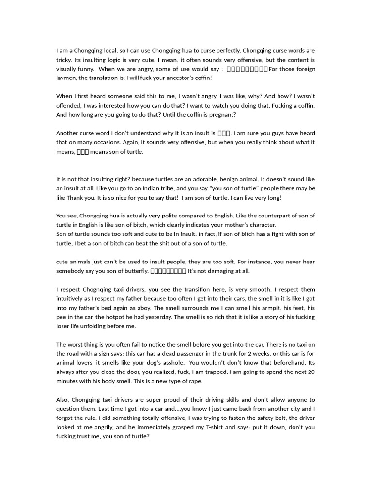 A Comedy Script From An Open Mic | PDF | Social Science