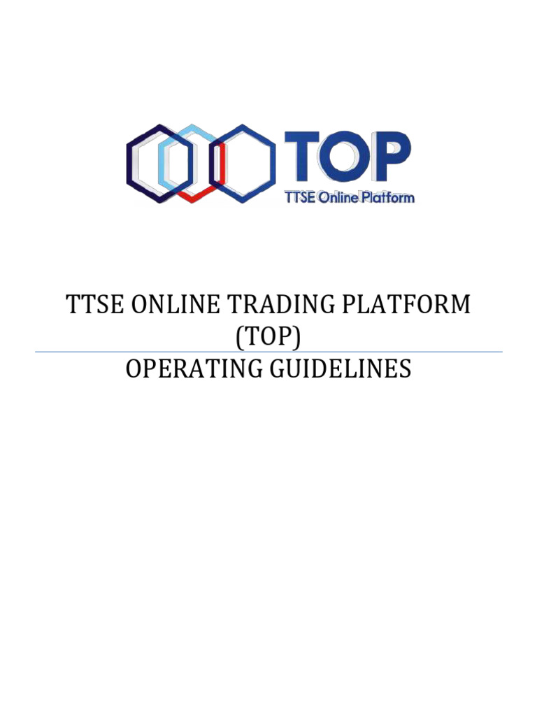 TTSE Online Trading Platform Guidelines | PDF | Securities (Finance ...