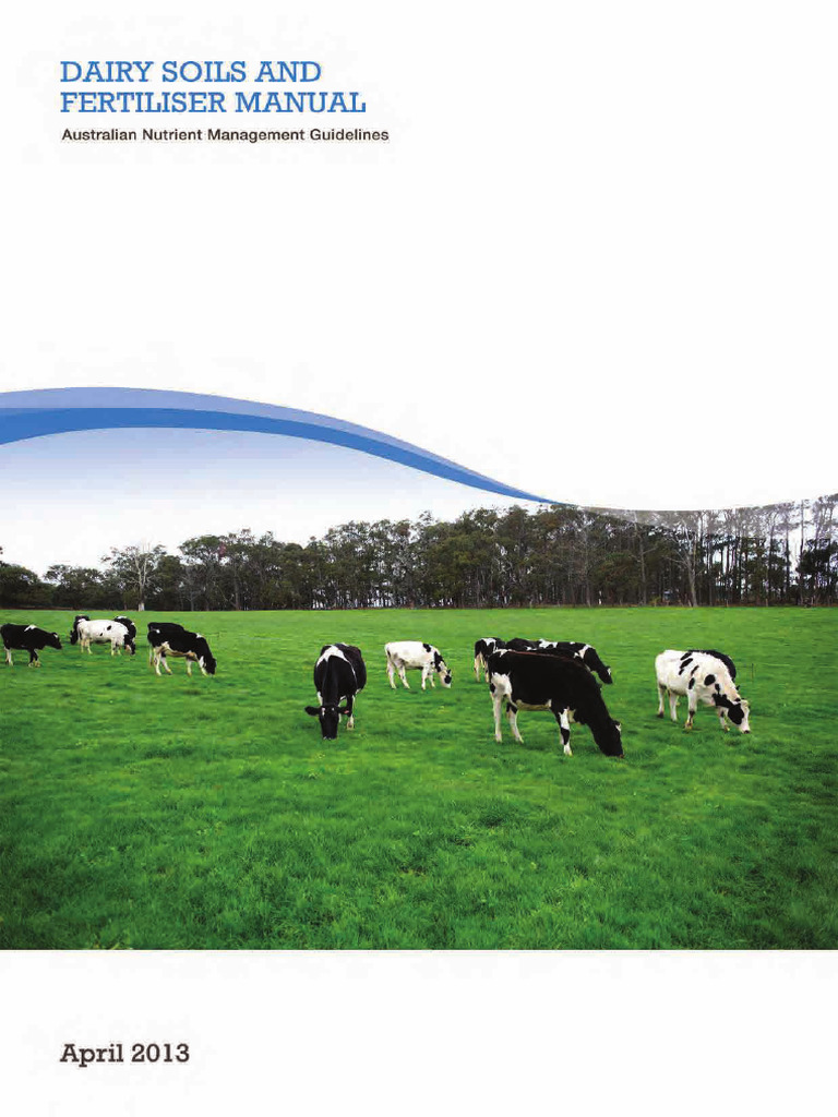 Dairy Soils and Fertiliser Manual | PDF | Fertilizer | Soil