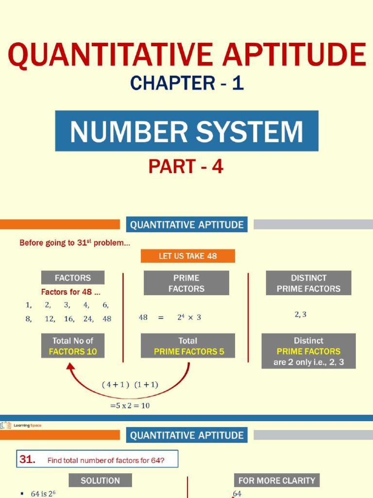 QA - Number System - Part - 4 | PDF
