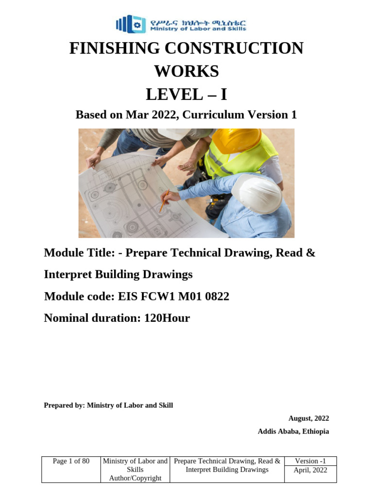 M01 Technical Building Drawings | PDF | Technical Drawing | Drawing