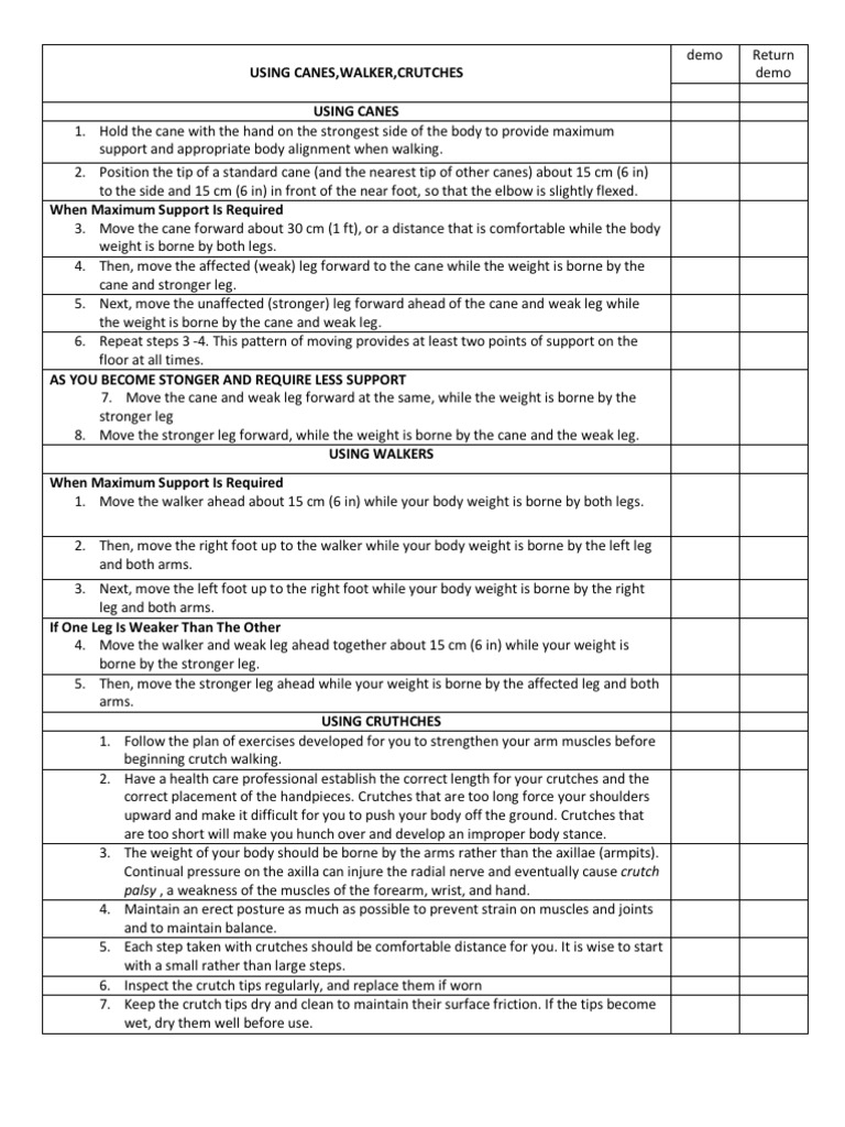 Checklist 2 | PDF | Foot | Musculoskeletal System