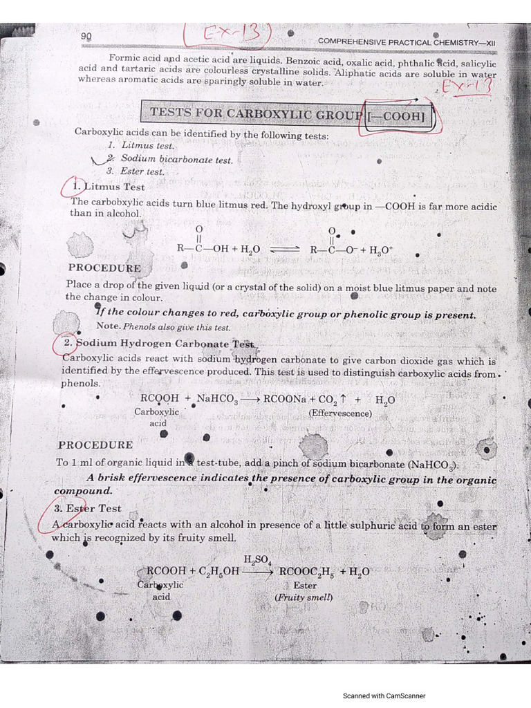 Organic Functional Group Practicals | PDF