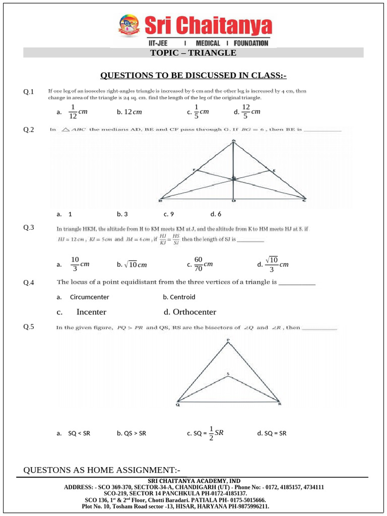 9th Maths Triangle | PDF | Classical Geometry | Elementary Geometry