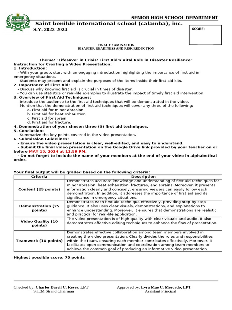 Final Requirement Drrr | PDF | First Aid | Human Communication Final Requirement Drrr | PDF | First Aid | Human Communication