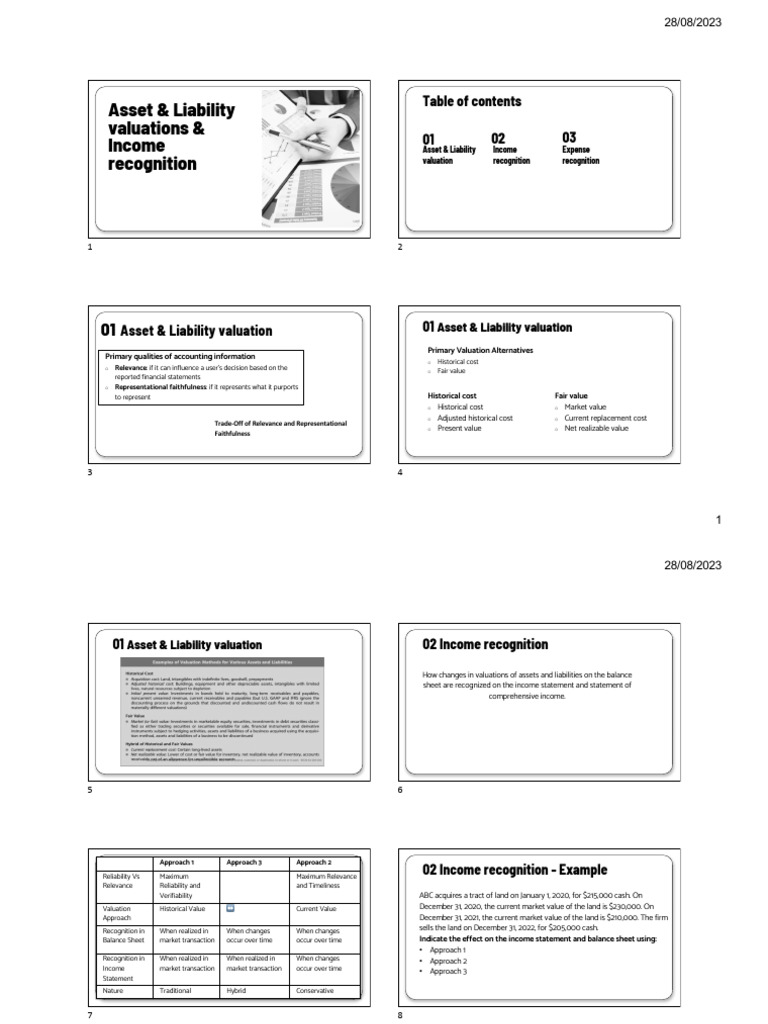 FSA - Lec 3 - Handout 4 Slides | PDF | Valuation (Finance) | Historical ...