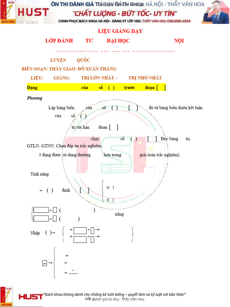 B05 + B06-Tsa-Toán-Lt - GTLN - GTNN | PDF