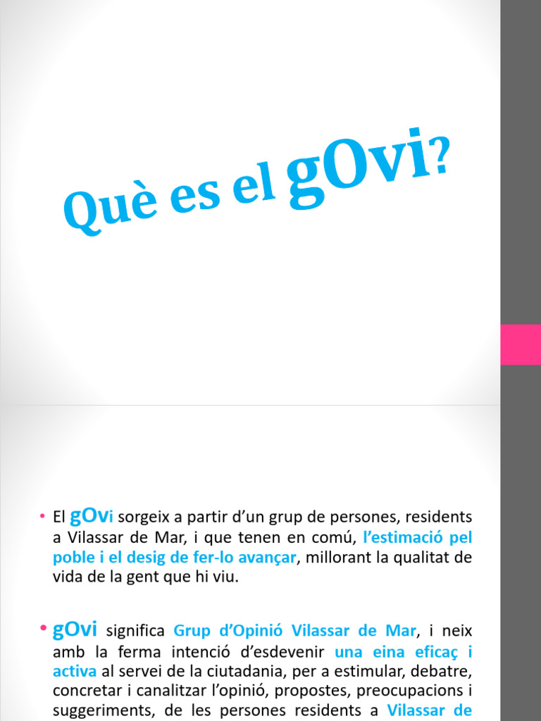 Què Es El GOvi - V3 03-11-24 | PDF