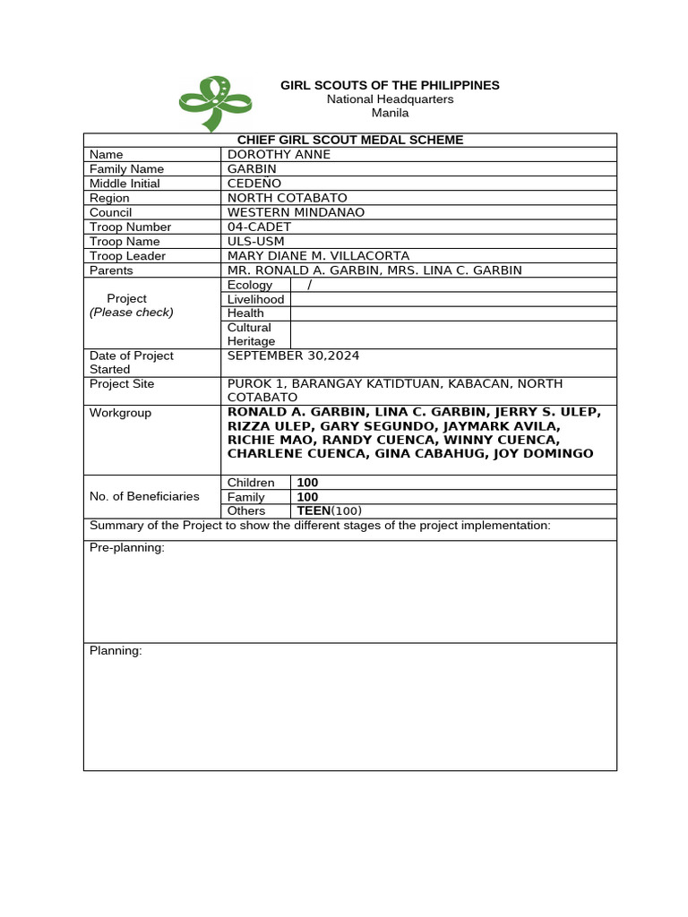 Applicant's Profile | PDF