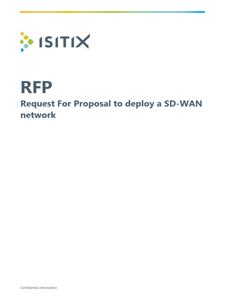 SD-WAN Network Deployment RFP | PDF | Computer Engineering | Digital ...