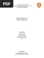 Architectural Project Report Example PDF | PDF | Architect | General ...