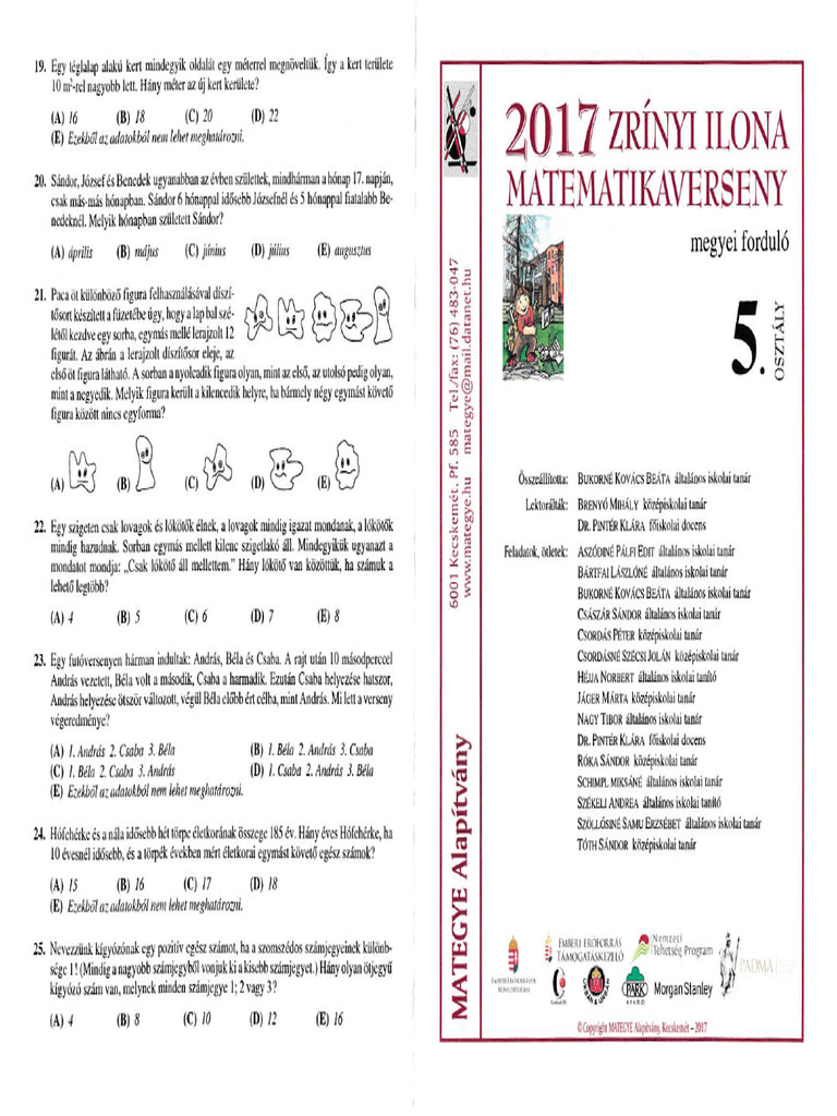 Zrínyi 5.o 2017 | PDF