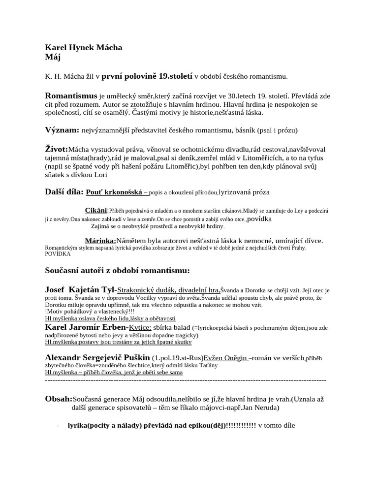 Macha, Maj, G4 | PDF