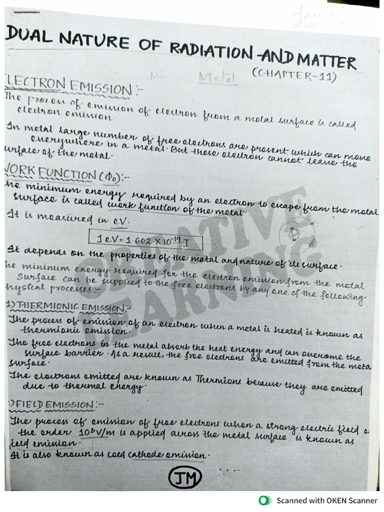 Dual Nature Notes... | PDF