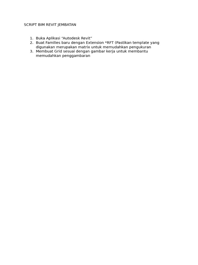 Script Bim Revit Jembatan Pdf Komputer 