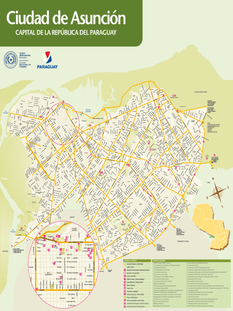 Senatur Mapa de Calles de Asuncion | PDF