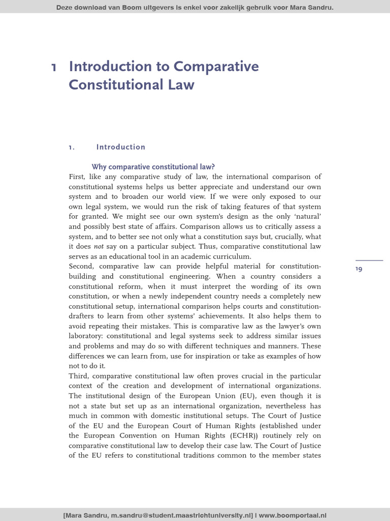 Constitutions Compared Textbook 1 | PDF | Constitution | Constitutional Amendment