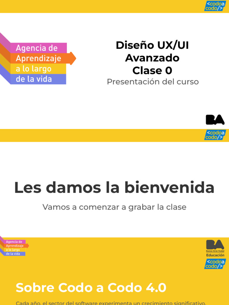 Unidad 00 - Presentación Del Curso Diseño UX - UI Avanzado | PDF ...