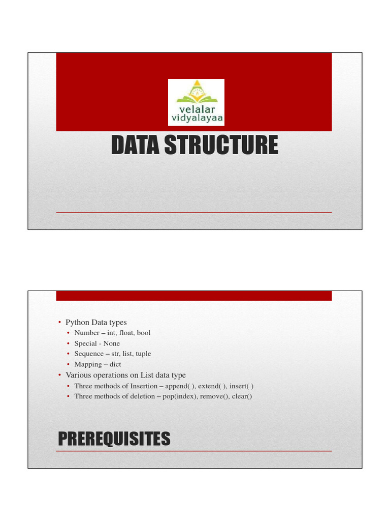 SM - Data Structure - 2324 | PDF | Data Type | Computer Data