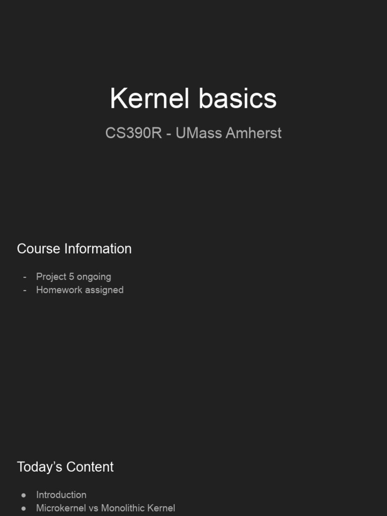 Kernel 1 | PDF | Kernel (Operating System) | Device Driver Kernel 1 | PDF | Kernel (Operating System) | Device Driver