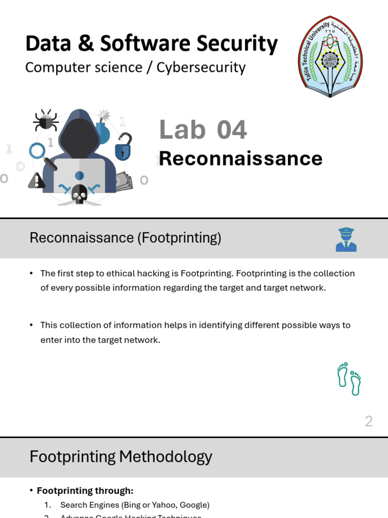 Lab 4 Reconnaissance | PDF | Domain Name System | Computer Networking
