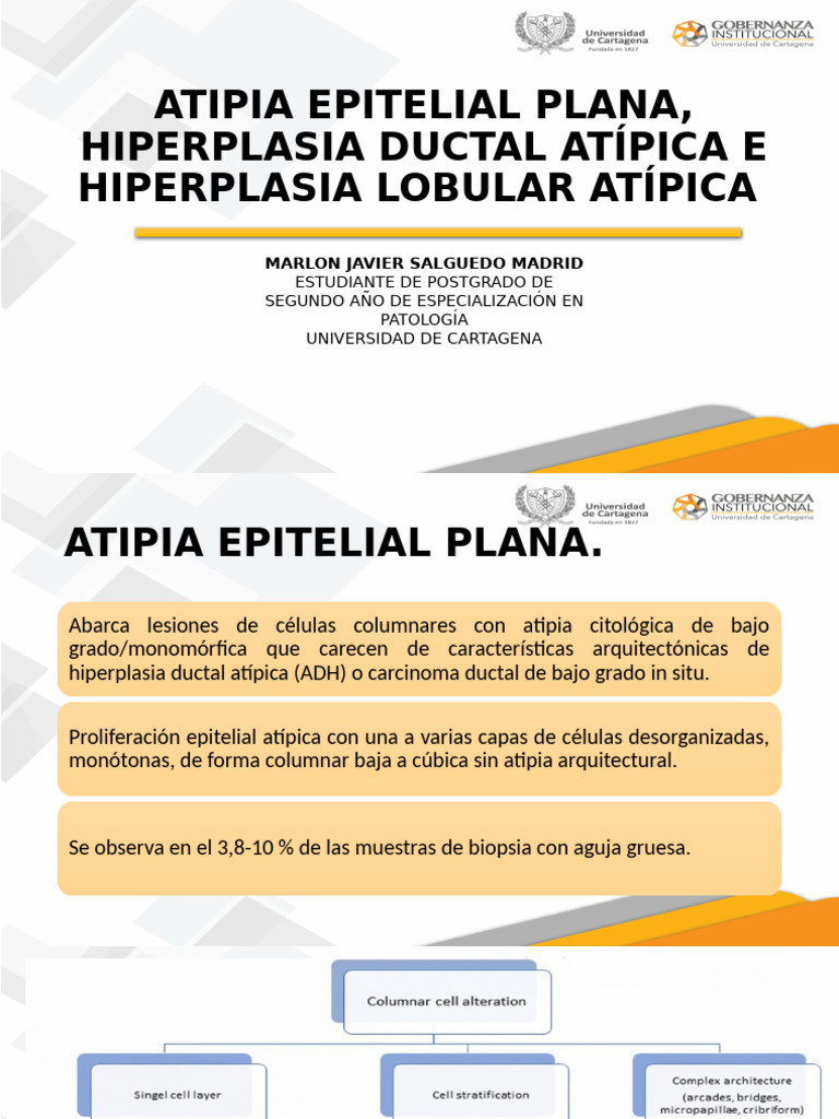 Atipia y Hiperplasia en Mama | PDF | Cáncer de mama | Especialidades ...