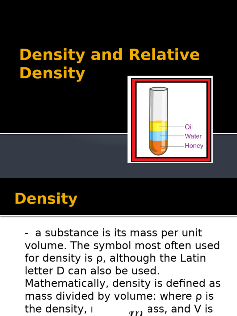 Lesson No. 2 Density and Relative Density | PDF | Art