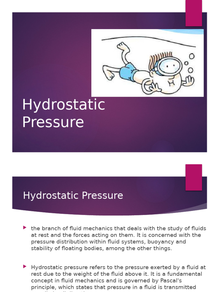 Lesson No. 1 Hydrostatic Pressure - 2024 | PDF | Pressure | Density