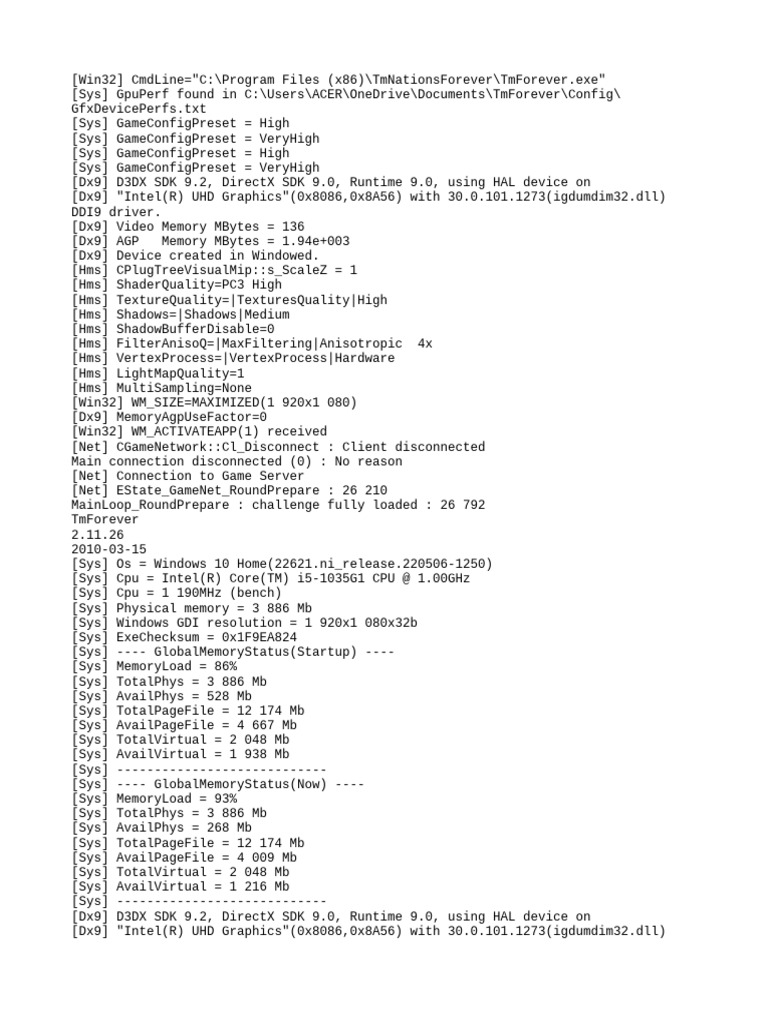 LogCrash 0047B0F5 | PDF | Computing | Microsoft Windows