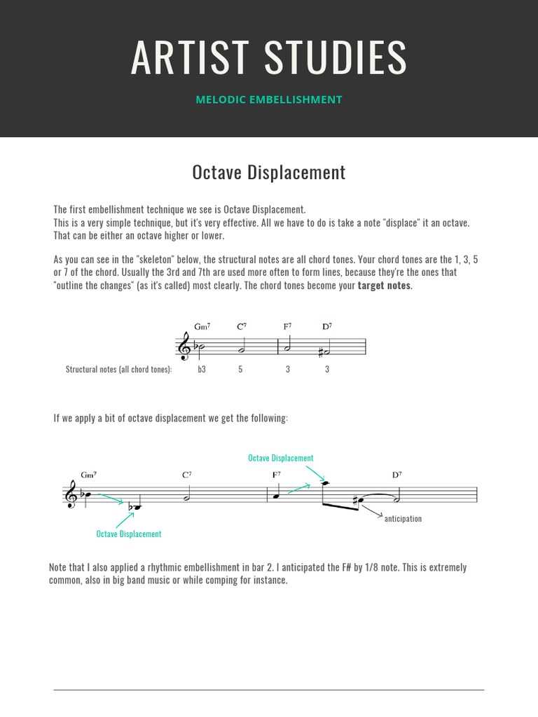 Melodic & Harmonic Devices | PDF | Chord (Music) | Musical Techniques