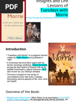Tuesdays With Morrie PDF | PDF | Love | Happiness