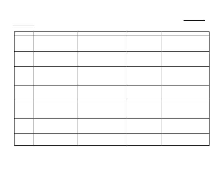 Weekly Mess Menu Plan | PDF