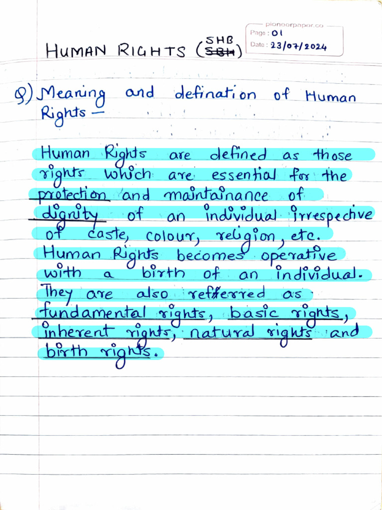 Human rights 2 | PDF