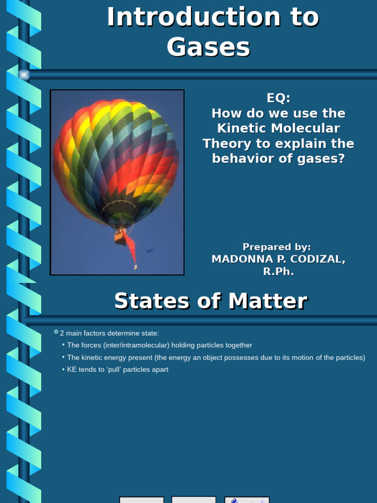 Intro To Gases and Gas Laws | PDF | Gases | Pressure